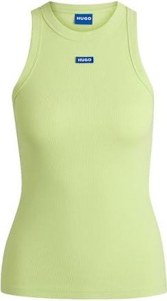 HUGO BOSS Easy Tank_B 10257055 01 Jersey_Top, Bright Green329, XXS Femme
