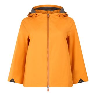Herno Orange Regenjacke mit Kapuze - - Jackets - Damen - Orange - 2XS