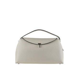 Toteme Femme, Sacs, Blanc, Taille: ONE Size T-Lock Top Handle
