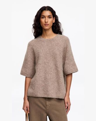 Arket Pullover Aus Alpakawolle Und Wolle -Beige