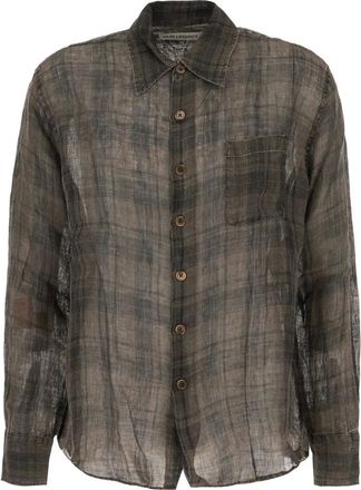 Our Legacy Homme, Chemises, Brun, Taille: XL Chemise &agrave; Carreaux Above Pocket