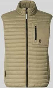 Camel Active Steppweste mit Stehkragen