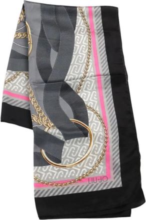 Liu Jo Femme, Accessoires, Multicolore, Taille: ONE Size Nastri Logo Foulard