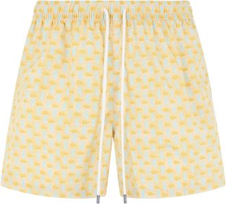 Fedeli Homme, Maillots de bain, Jaune, Taille: XL Madeira Swim Shorts