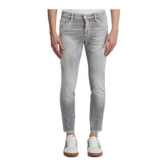 Dsquared2 Homme, Jeans, Gris, Taille: S Pantalon de Skateur en Denim