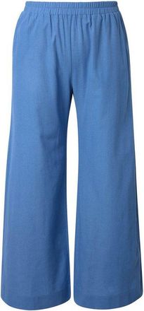 Ulla Popken Schlupfhose Palazzohose Leinenmix weites Bein Elastikbund