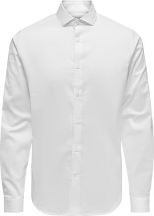 Only & Sons Onsjordan Life Slim Twill Ls Shirt