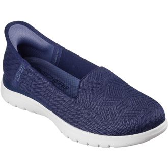 Skechers On-the-GO Flex - Clover Polyester Damen Sneaker in Marineblau