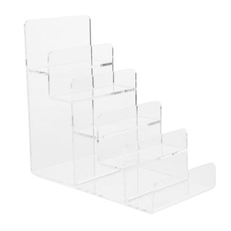 Cabilock Transparenter Acryl Displayst&auml;nder 5-stufiger Organizer F&uuml;r Geldb&ouml;rsen Kleine Taschen Pr&auml;sentation Aufbewahrungsregal F&uuml;r Einzelhandel Und Zuhause