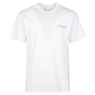 Sunflower Homme, Tops, Blanc, Taille: L T-shirt &agrave; logo imprim&eacute;