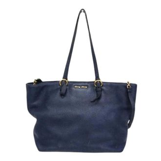 Miu Miu Damen, Pre-Owned, Blau, ONE SIZEGr&ouml;&szlig;e