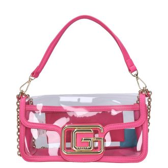 Gaëlle Paris Femme, Sacs, Rose, Taille: ONE Size Sac à main avec bandoulière chaîne