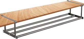 Generic verstellbares, platzsparendes Aufbewahrungsregal, einziehbarer Schrank-Organizer mit Ebenen, Heimregal für den Eingangsbereich, erweiterbare Schranklö