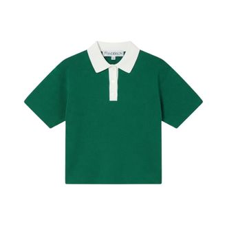 J.W.Anderson Kurzes Polo-Shirt - - Tops - Damen - Gr&uuml;n - S
