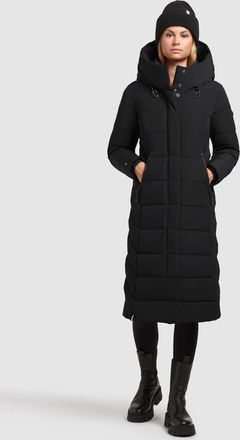 Khujo Steppmantel KHUJO SENSY, Damen, Gr. XXL, schwarz, 100% Polyester, unifarben, regular fit, eingesetzt elastischer Bund, M&auml;ntel Steppmantel, Topseller