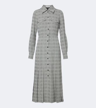 Emilia Wickstead Robe chemise Caliste &agrave; carreaux