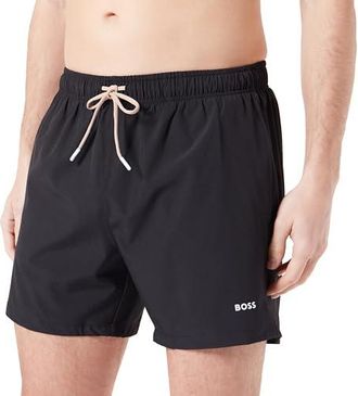 BOSS Short de bain Tio pour homme, Noir 1, L