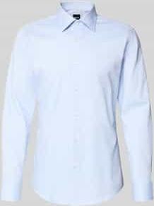 HUGO BOSS Slim Fit Businesshemd aus Baumwoll-Mix Modell HANK