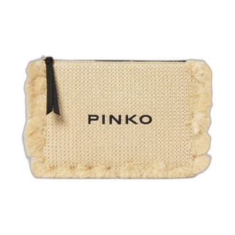 Pinko Pinko, Femme, Sacs, Beige, Taille: ONE Size Clutches