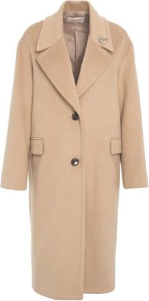 Kaos Kaos, Damen, M&auml;ntel, Beige, MGr&ouml;&szlig;e