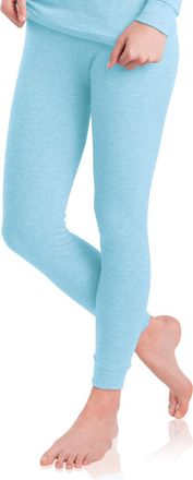 MT Damen Ski- & Thermohose - Winter Unterhose mit weicher Innenseite - Ice Blue XL