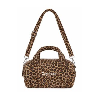 Repetto Mini-Duffle-Tasche mit Leopardenmuster - - Bags - Damen - Braun - ONE SIZE