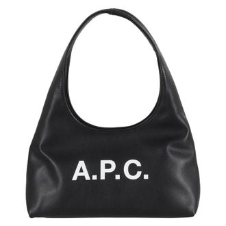 A.P.C. A.p.c., Femme, Sacs, Noir, Taille: ONE Size Sac à bandoulière en éco-cuir noir Ninon