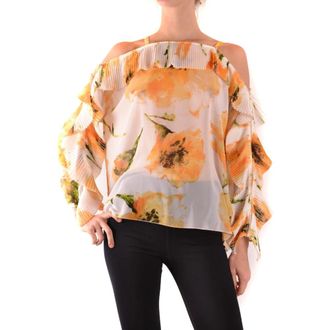 Blugirl 7567125 andere Materialien oben - - Tops - Damen - Orange - S