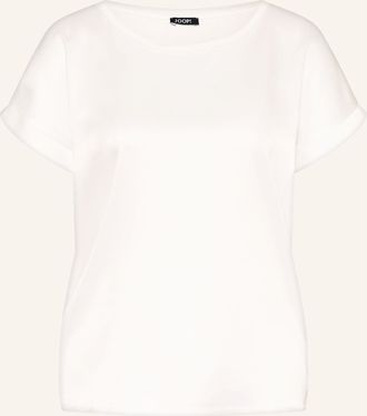 Joop Blusenshirt Taila Im Materialmix weiss