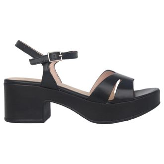 Wonders Schwarze Damensandale - - - Shoes - Damen - Schwarzk - 35 EU