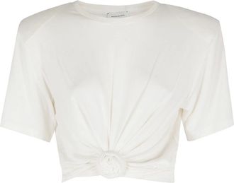 Magda Butrym Femme, Tops, Blanc, Taille: 38 FR T-shirt nou&eacute;