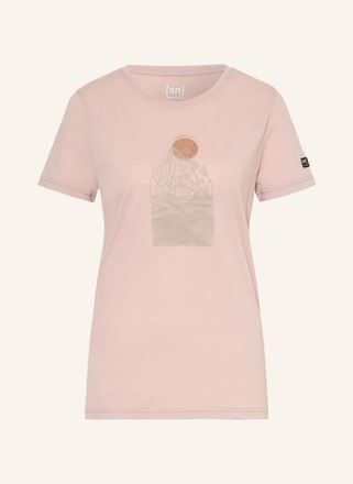 super.natural Funktionsshirt Preikestolen Cliffs Mit Merinowolle rosa