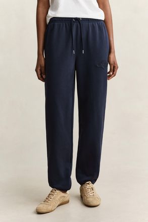 GANT Damen Tonal Shield Sweathose (XXXL) EVENING Blau