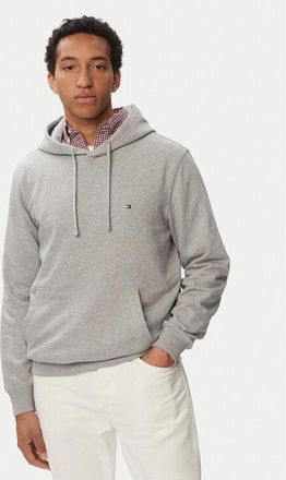 Tommy Hilfiger Sweatshirt Essential Terry MW0MW37235 Hellgrau Regular Fit