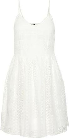 Vero Moda VMHONEY Lace Pleated Singlet Dress WVN, Robe Femme, Snow White, S