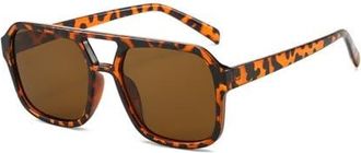 Generic Lunettes De Soleil Carrées À Grande Monture For Hommes Et Femmes, Idéales For Les Déplacements En Extérieur Ou Vacances(Multi-colored)