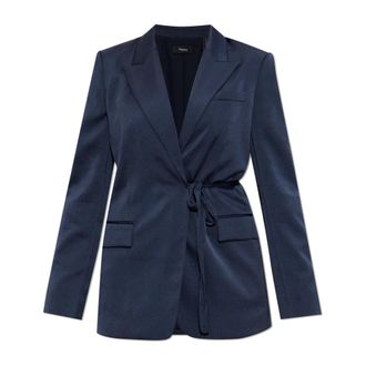 Theory Blazer mit Krawattenverschluss - - Jackets - Damen - Blau - 2XS