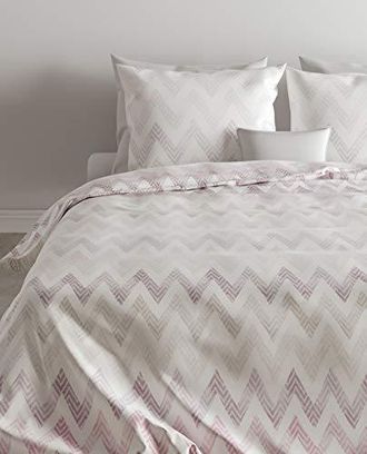 Zo!Home Zo.Home Sally Duvet Cover, 100% Cotton, Pink, 260 x 220 cm, 1.0 Pieces