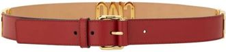Moschino Gürtel - Hello Belt - Gr. 75 - in Rot - für Damen