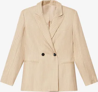 Isabel Marant Veste Ranya En Laine - Femme - Beige - Taille34 - Isabel Marant