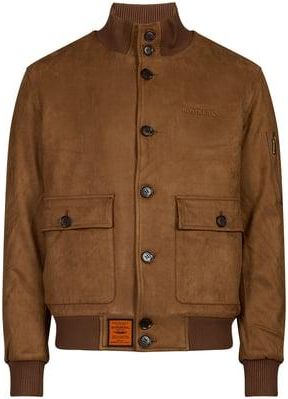 Bombers Original Blouson col montant uni en su&egrave;de