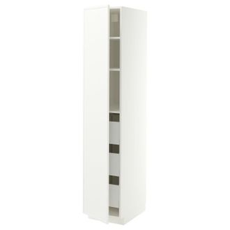 IKEA METOD / MAXIMERA Hochschrank m Schubladen