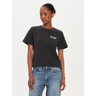 Wrangler T-Shirt Graphic 112356429 Schwarz Regular Fit