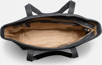 Timberland Tragetasche aus weichem Leder in Schwarz, Damen, Schwarz