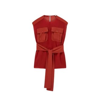 Joseph Kniza Bluse - - Blouses & Shirts - Damen - Rot - M