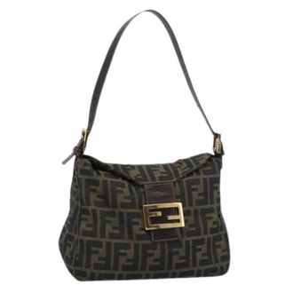 Fendi Pre-owned Zucca Canvas Schultertasche - - Pre-owned - Damen - Braun - ONE SIZE