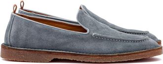 Buttero Loafer aus Wildleder - Blau