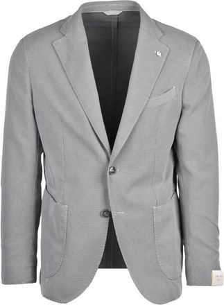 L.B.M. 1911 L.b.m. 1911, Homme, Vestes, Gris, Taille: L Giacca Stondata