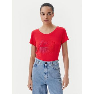 Liu Jo T-Shirt VA5157 JS360 Rot Regular Fit