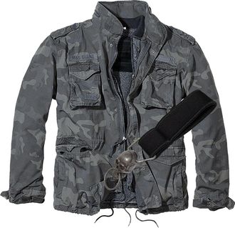 Spass Kostet Armee Feldjacke Winterjacke mit rausnehmbaren Futter zur Fr&uuml;hlingsjacke M65 Army Tarnjacke Gr&ouml;&szlig;e S - 7XL